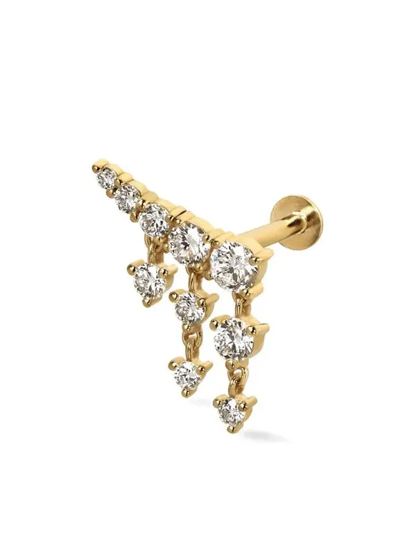 LARK & BERRY 14kt Yellow Royal Heiress Diamond Stud Earring