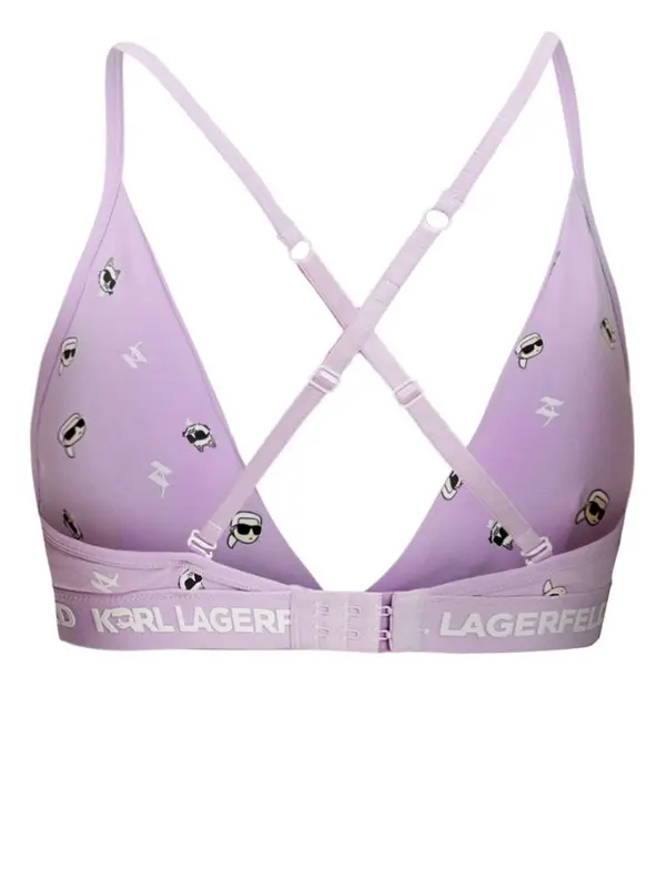 Karl Lagerfeld Ikon 2.0 Padded Bralette - Pink