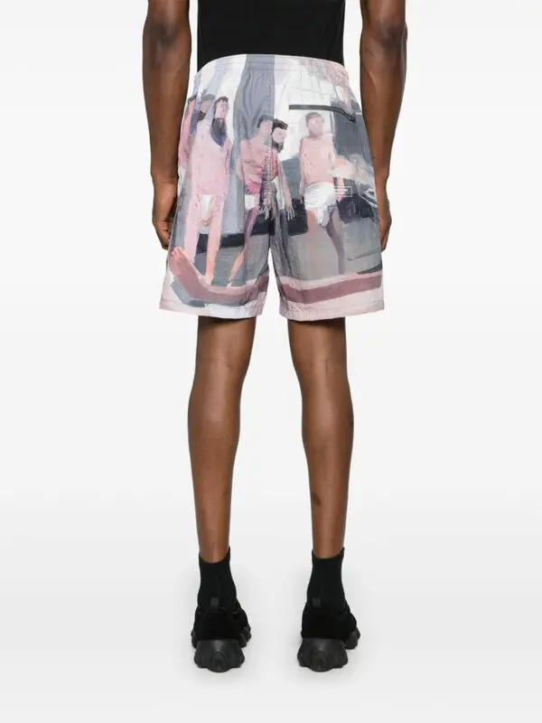 UNDERCOVERISM Paint-print Track Shorts