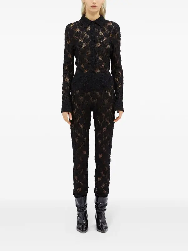 MSGM Lace Knitted Trousers