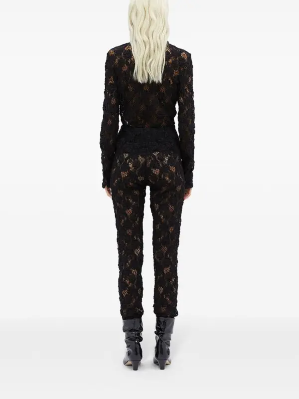 MSGM Lace Knitted Trousers