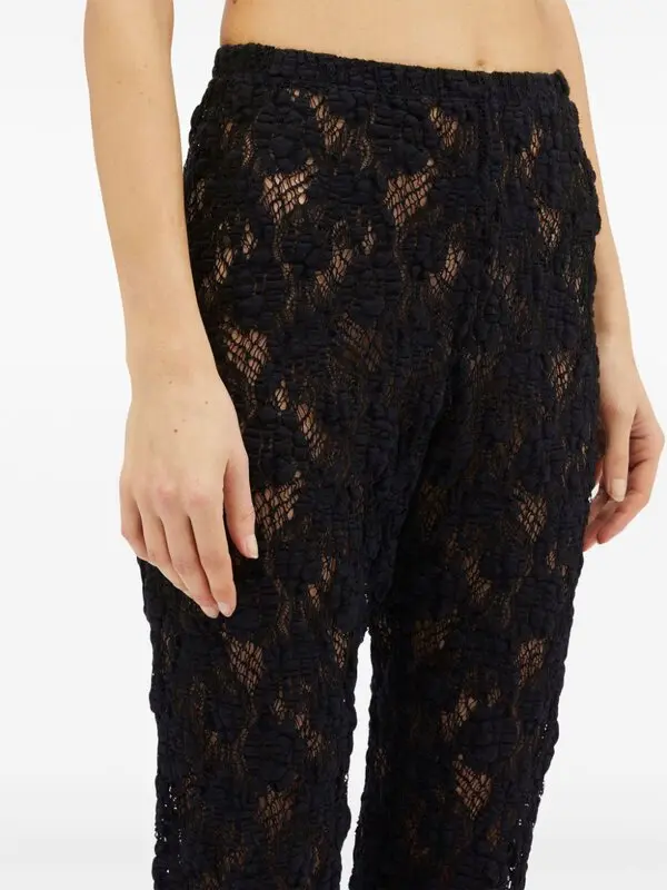 MSGM Lace Knitted Trousers