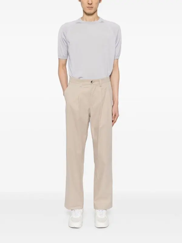 Sease Cotton Wide-leg Trousers