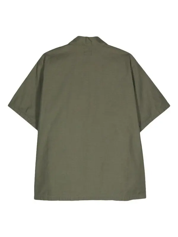 Needles Fatigue Short-sleeve Cotton Shirt - Green