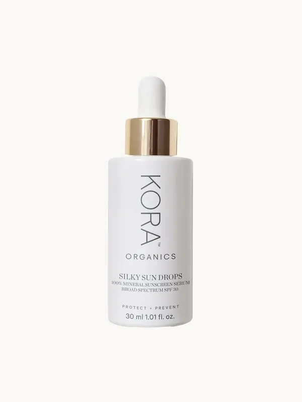 KORA ORGANICS Silky Sun Drops 100% Mineral Organic Sunscreen Serum Spf 30 - One-color