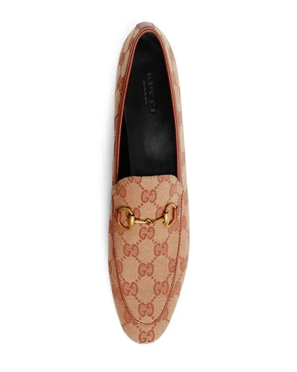Gucci Gg Canvas Jordaan Loafers