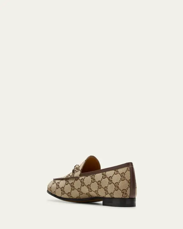 Gucci Gg Canvas Jordaan Loafers