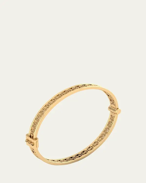Hoorsenbuhs 18k Yellow Tri-link Chassis Bracelet - Gold