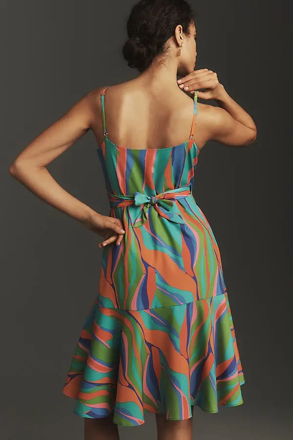 za dress polyester KAR&OT ZA 2025 Winter New Arrival Women's Casual Loose-fitting Asymmetrical  Satin Midi Dress with Back Knot 9178399| Alibaba.com