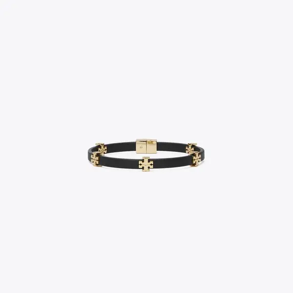 Tory Burch Icon Bio Bracelet - Tory Gold/black