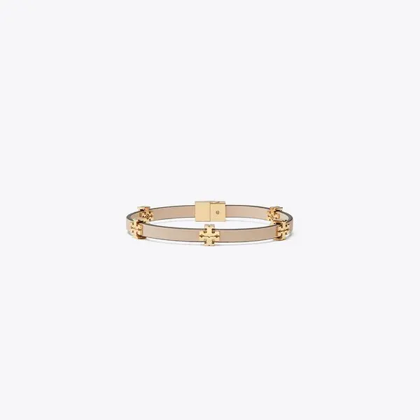 Tory Burch Icon Bio Bracelet - Tory Gold/soft Pink