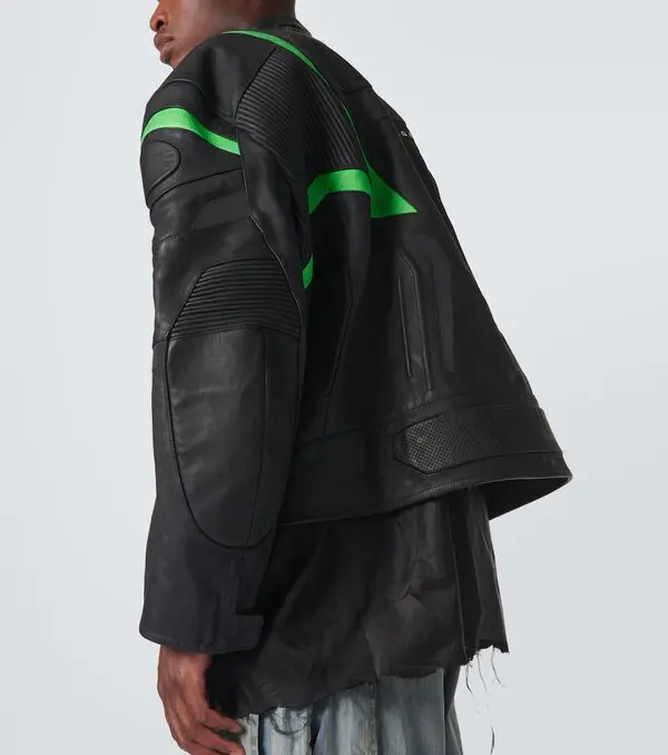 Balenciaga Logo Biker Jacket