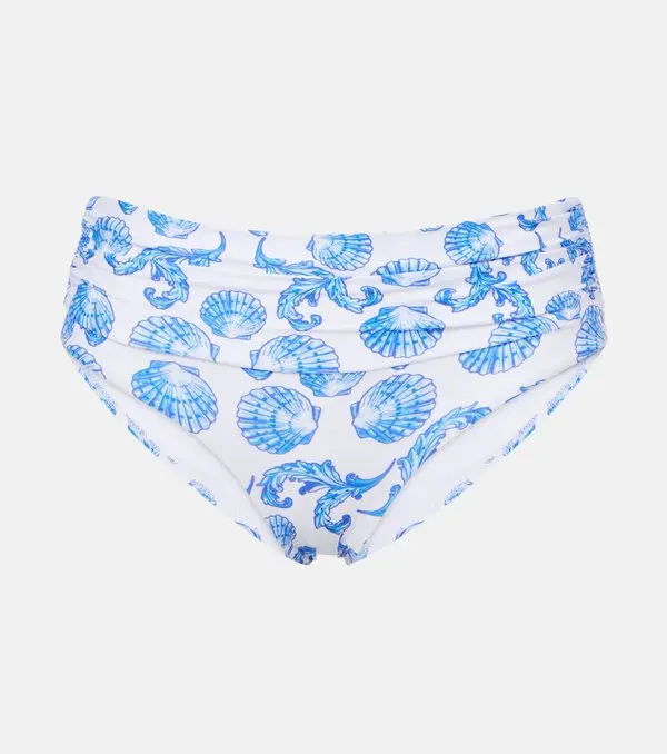Melissa Odabash Bel Air Printed Bikini Bottoms - Blue