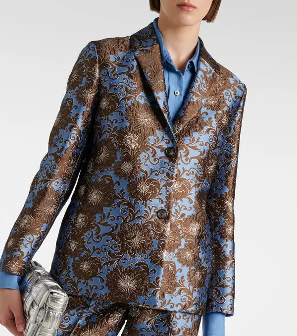 Max Mara Kate Floral Jacquard Blazer