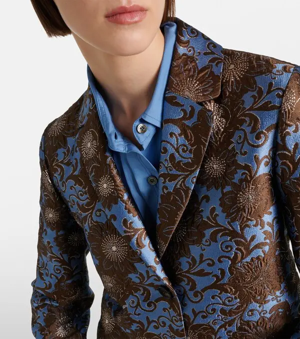 Max Mara Kate Floral Jacquard Blazer
