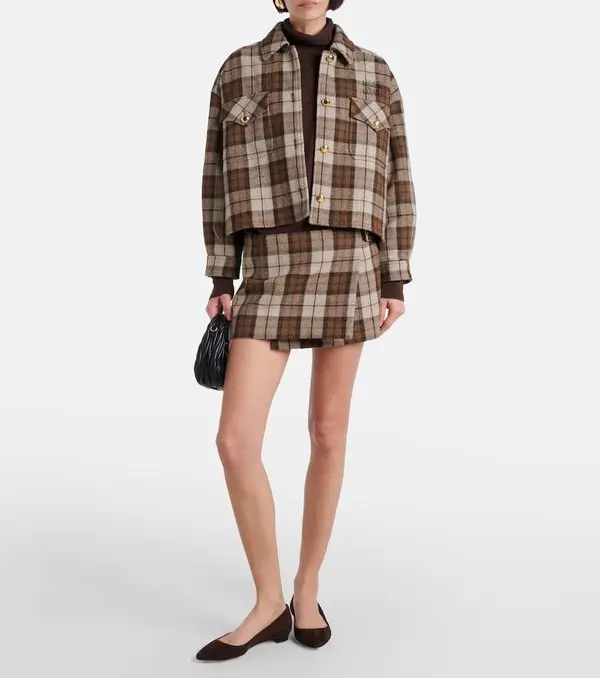 Manolo Blahnik Lanza Bb Suede Ballet Flats - Brown