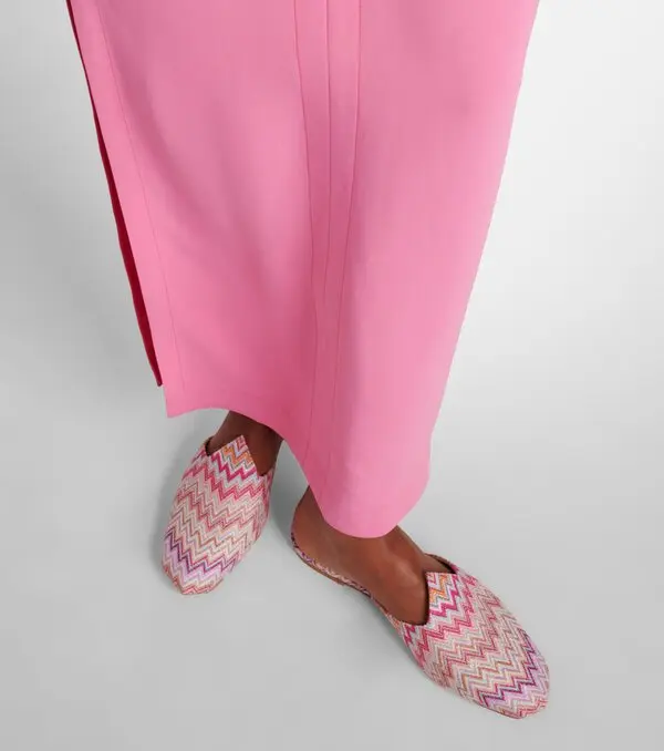 Missoni Zigzag Mules - Pink