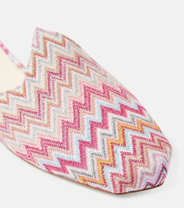 Missoni Zigzag Mules - Pink