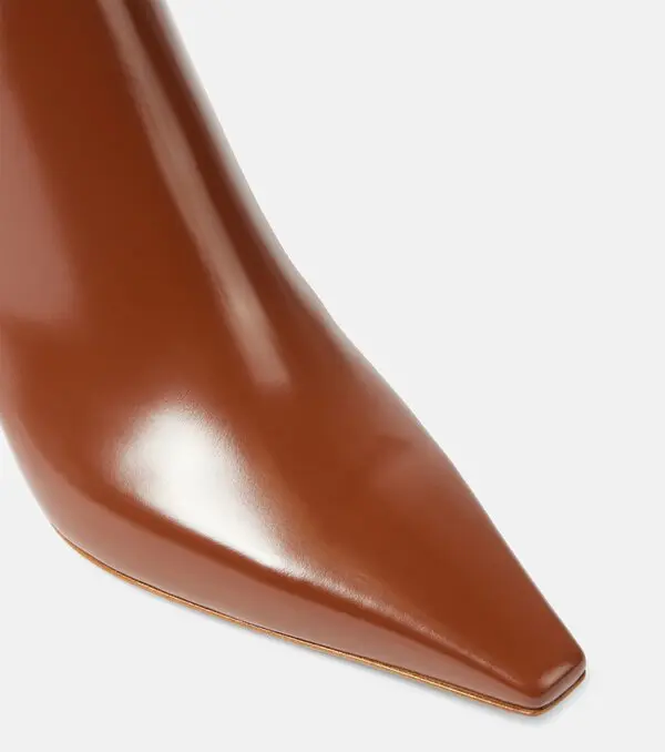 GIANVITO ROSSI Patent Leather Ankle Boots