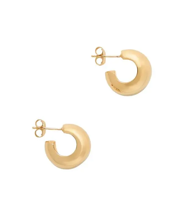 Lié Studio The Simone -plated Hoop Earrings - Gold