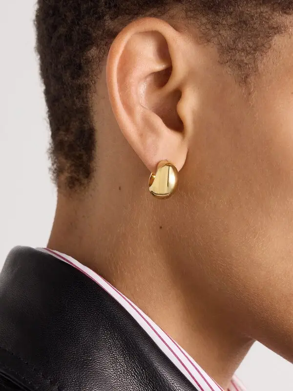 Lié Studio The Simone -plated Hoop Earrings