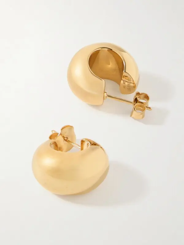 Lié Studio The Simone -plated Hoop Earrings