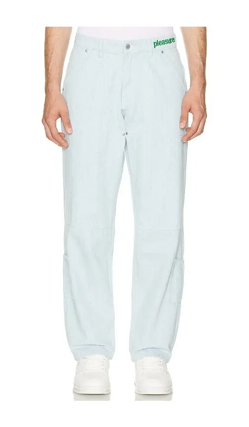 PLEASURES Ultra Work Jeans In Blue