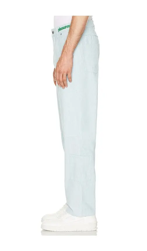 PLEASURES Ultra Work Jeans In Blue