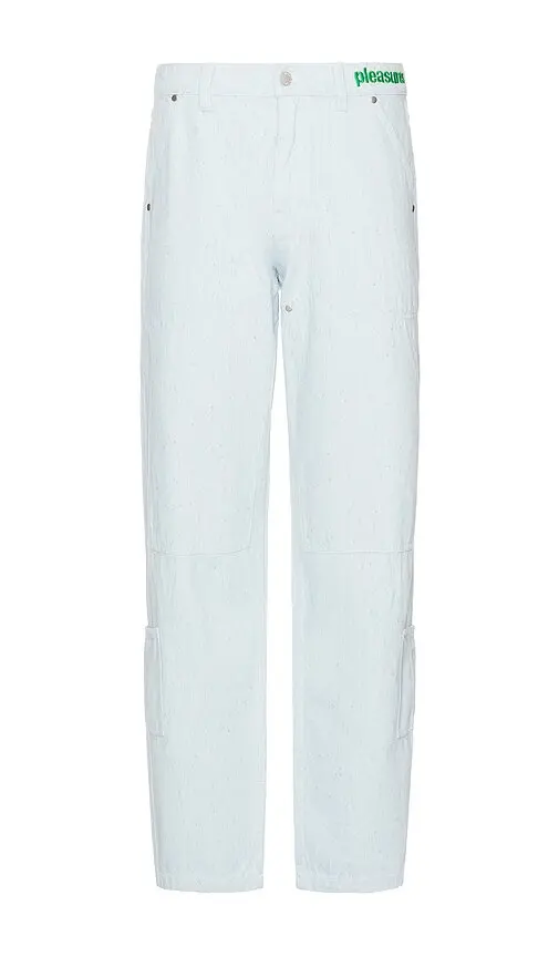 PLEASURES Ultra Work Jeans In Blue