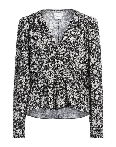 MARANT ETOILE Floral Print Viscose And Silk Blend Top