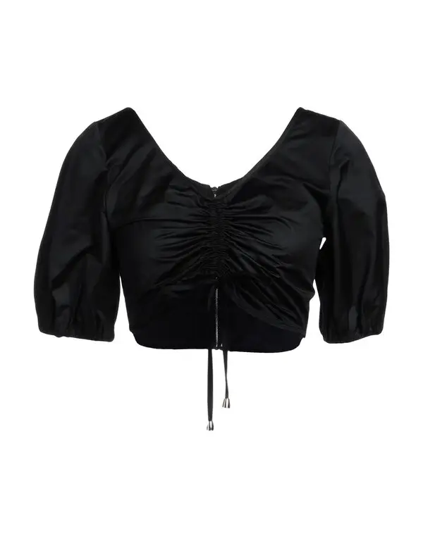 Pinko Crop Top In Cotton And Polyester