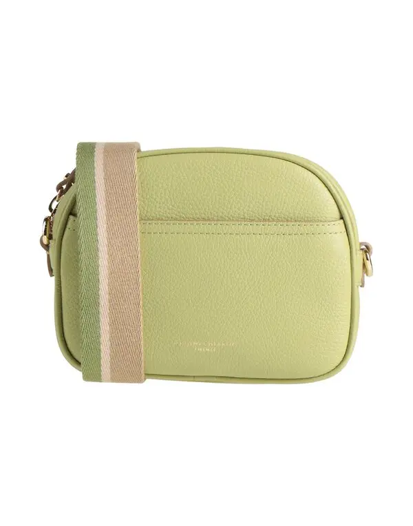 GIANNI CHIARINI Leather Camera Crossbody Bag - Green
