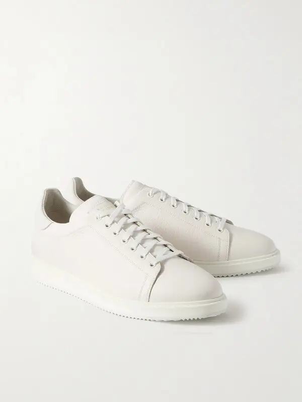 Brunello Cucinelli Full-grain Leather Sneakers