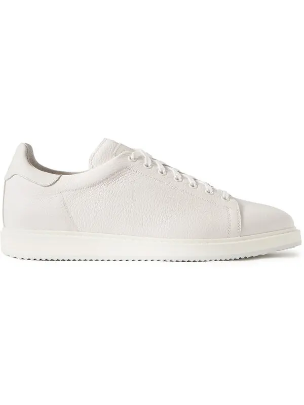 Brunello Cucinelli Full-grain Leather Sneakers