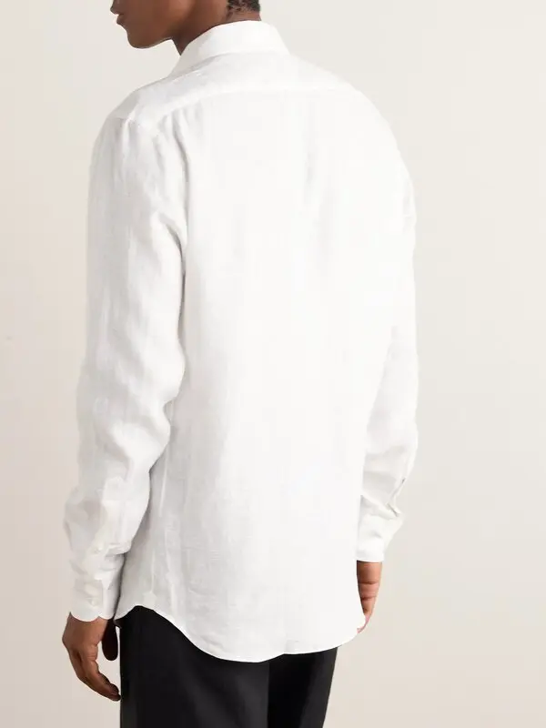 Zegna Oasi Linen Shirt - White