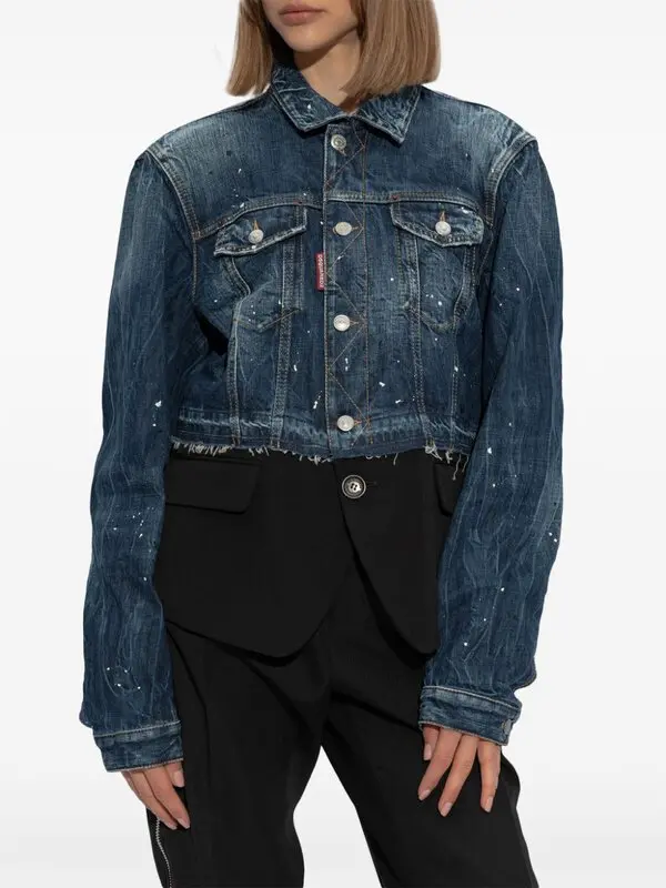 Dsquared2 Logo-patch Cotton Jacket