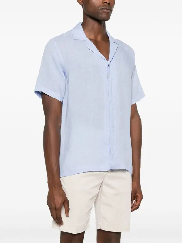 Orlebar Brown Linen Short-sleeved Shirt