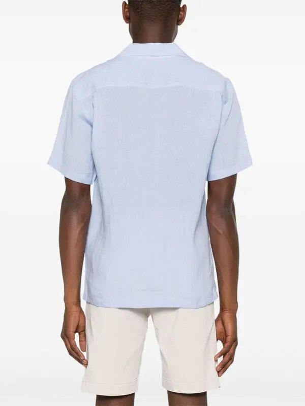 Orlebar Brown Linen Short-sleeved Shirt