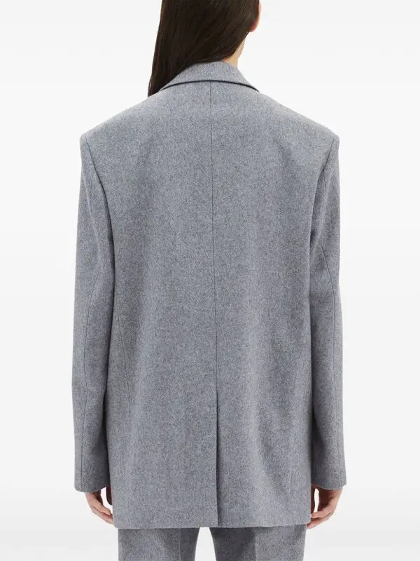 MSGM Eyelet-embellished Single-breasted Blazer