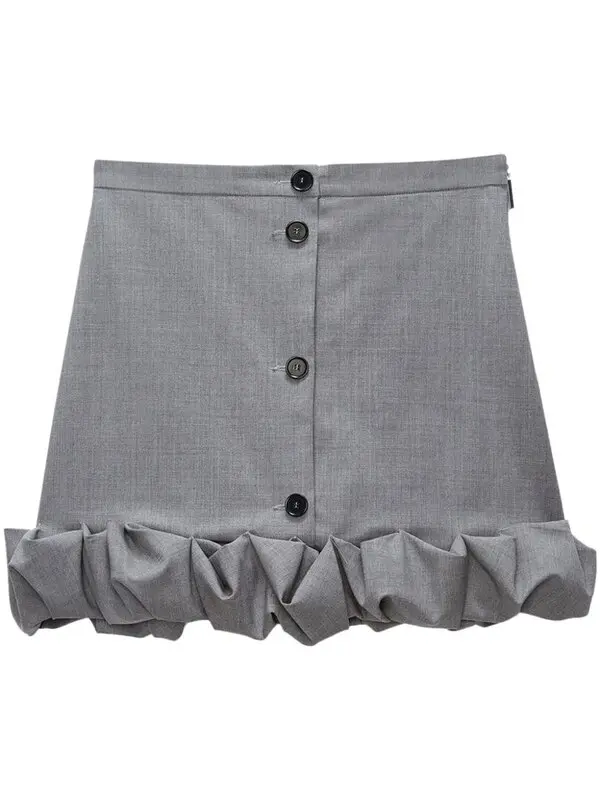 MSGM Ruffled Mini Skirt
