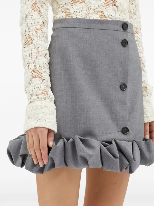 MSGM Ruffled Mini Skirt