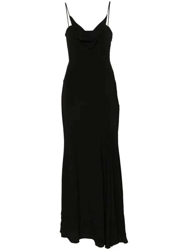 Isabel Marant Étoile Kapri Cowl-neck Maxi Dress - Black