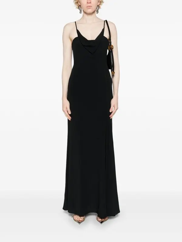 Isabel Marant Étoile Kapri Cowl-neck Maxi Dress - Black