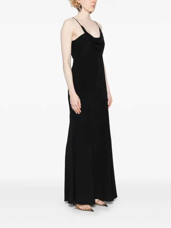 Isabel Marant Étoile Kapri Cowl-neck Maxi Dress - Black