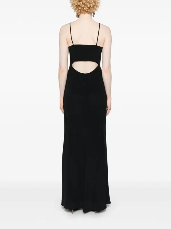 Isabel Marant Étoile Kapri Cowl-neck Maxi Dress - Black