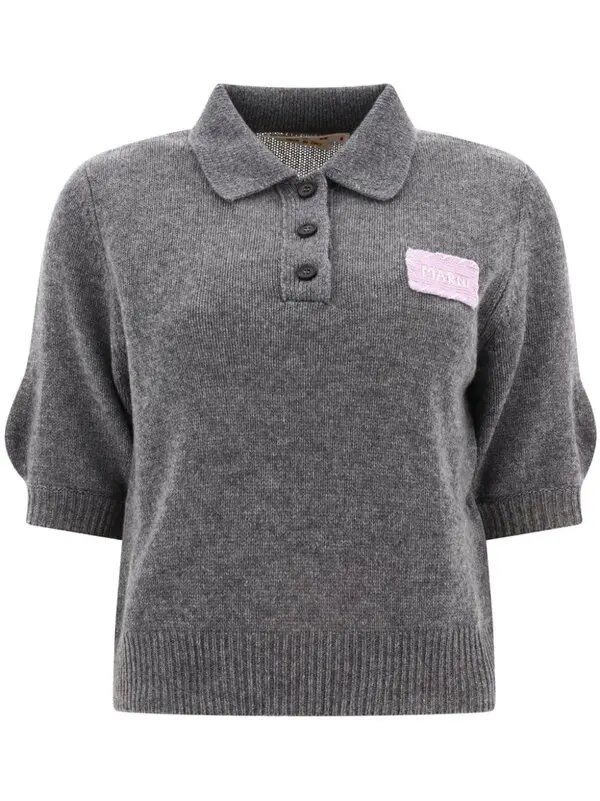 Marni Logo-appliqué Cashmere Sweater