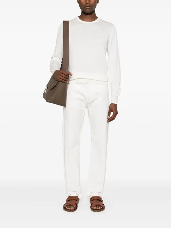 Tagliatore Crew Neck Jumper - Neutrals