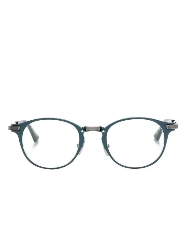Dita Radicon Round-frame Glasses - Blue