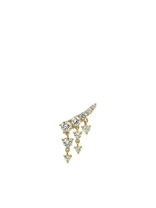 LARK & BERRY 14kt Yellow Royal Heiress Diamond Stud Earring - Gold