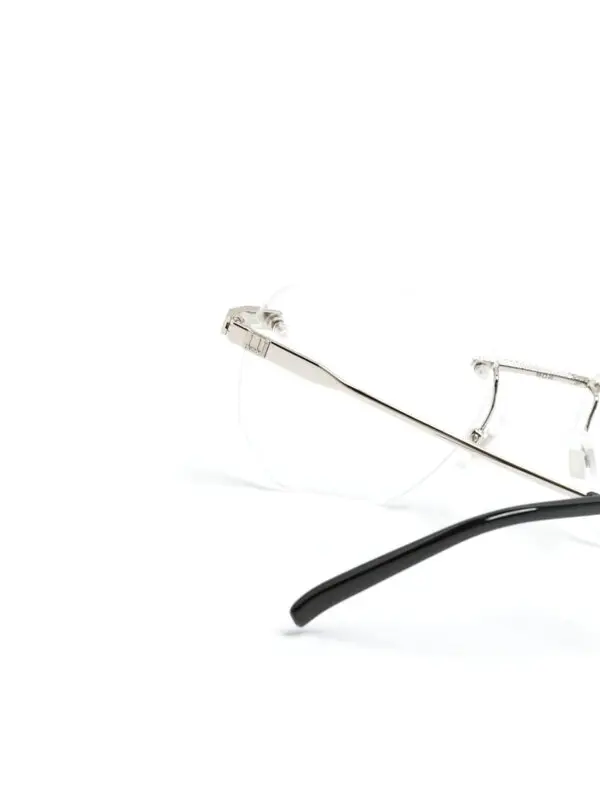 Dunhill Geometric-frame Glasses - Black
